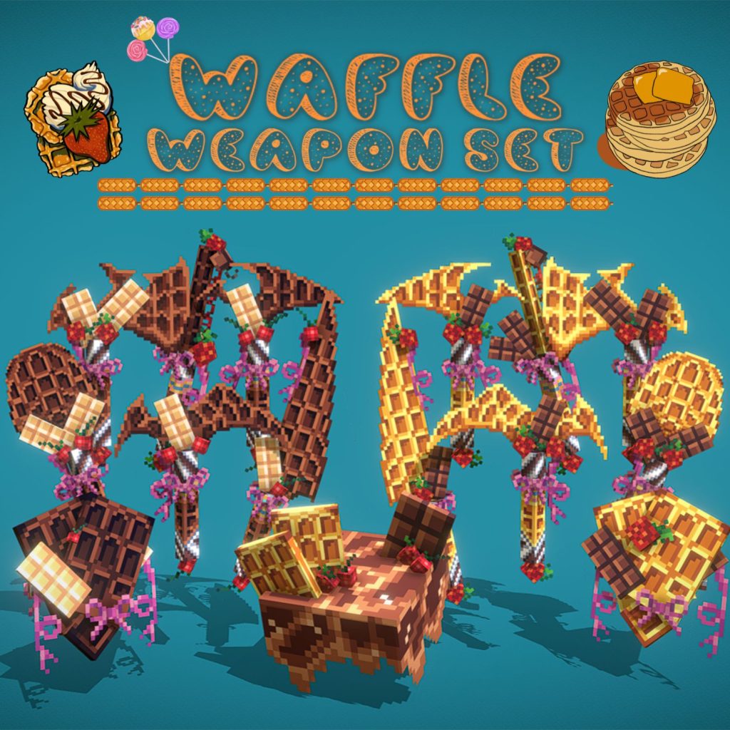 Minecraft Models - Games Weapon Sets- Server Resources -Elite Creatures