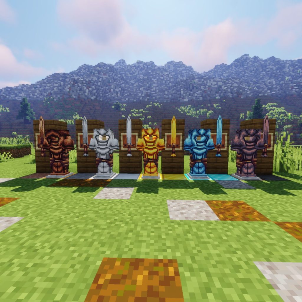 Minecraft Models - Games Weapon Sets- Server Resources -Elite Creatures