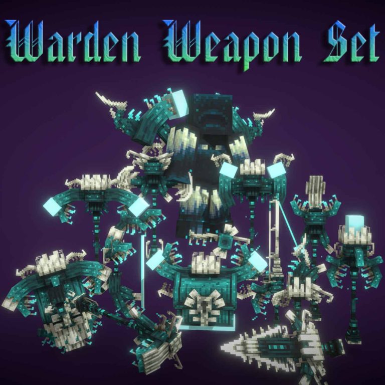 Minecraft Models - Games Weapon Sets- Server Resources -Elite Creatures